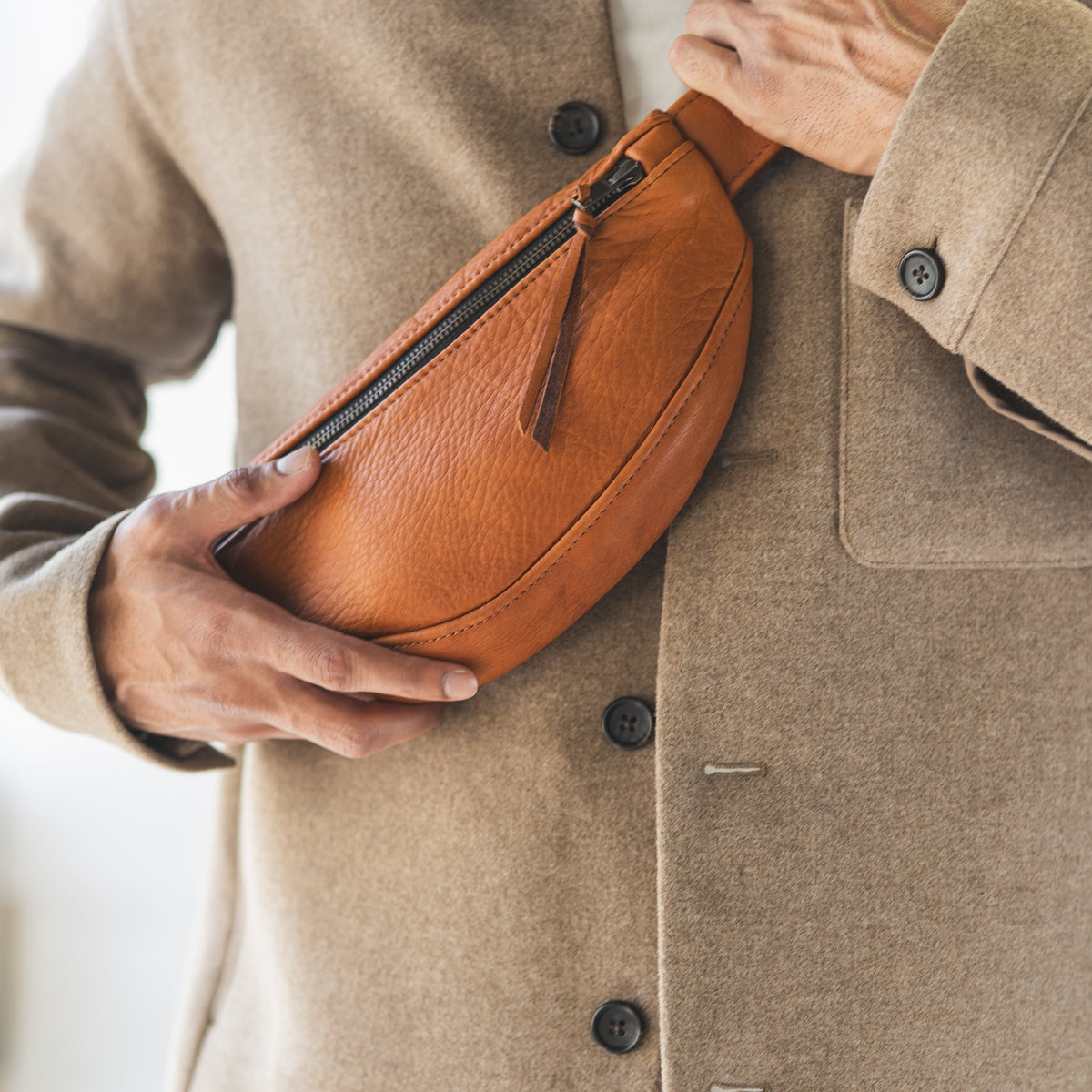 Fanny Packs - Adjustable Reclaimed Leather - Roncy Packs