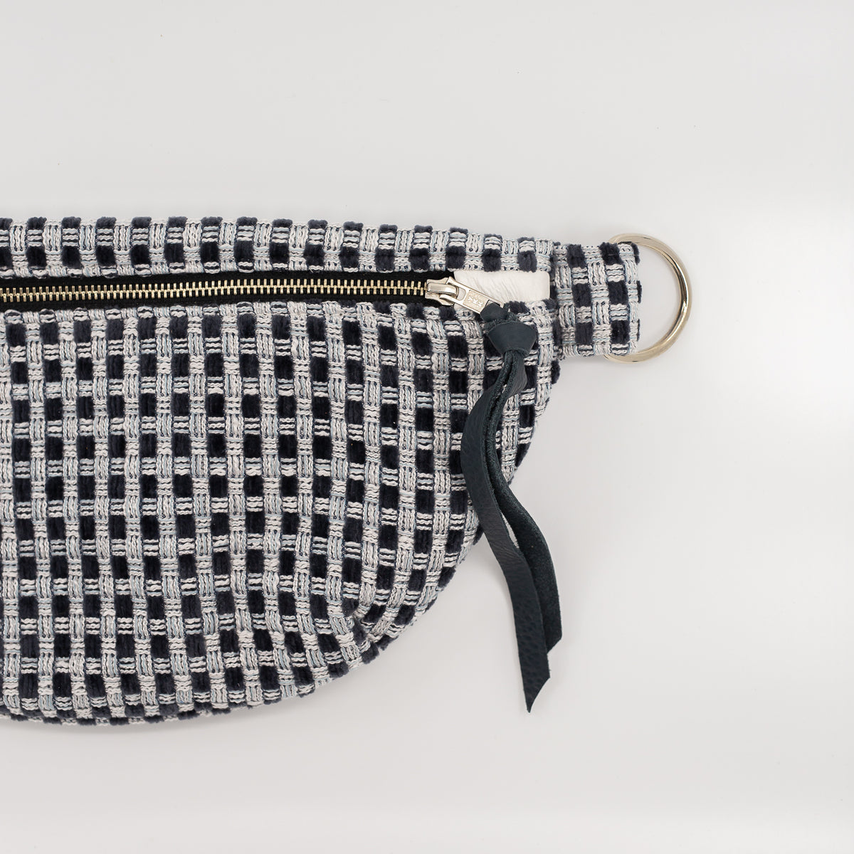 Navy Cross-Hatch Detachable Pack – Handmade in Canada | Roncy Packs
